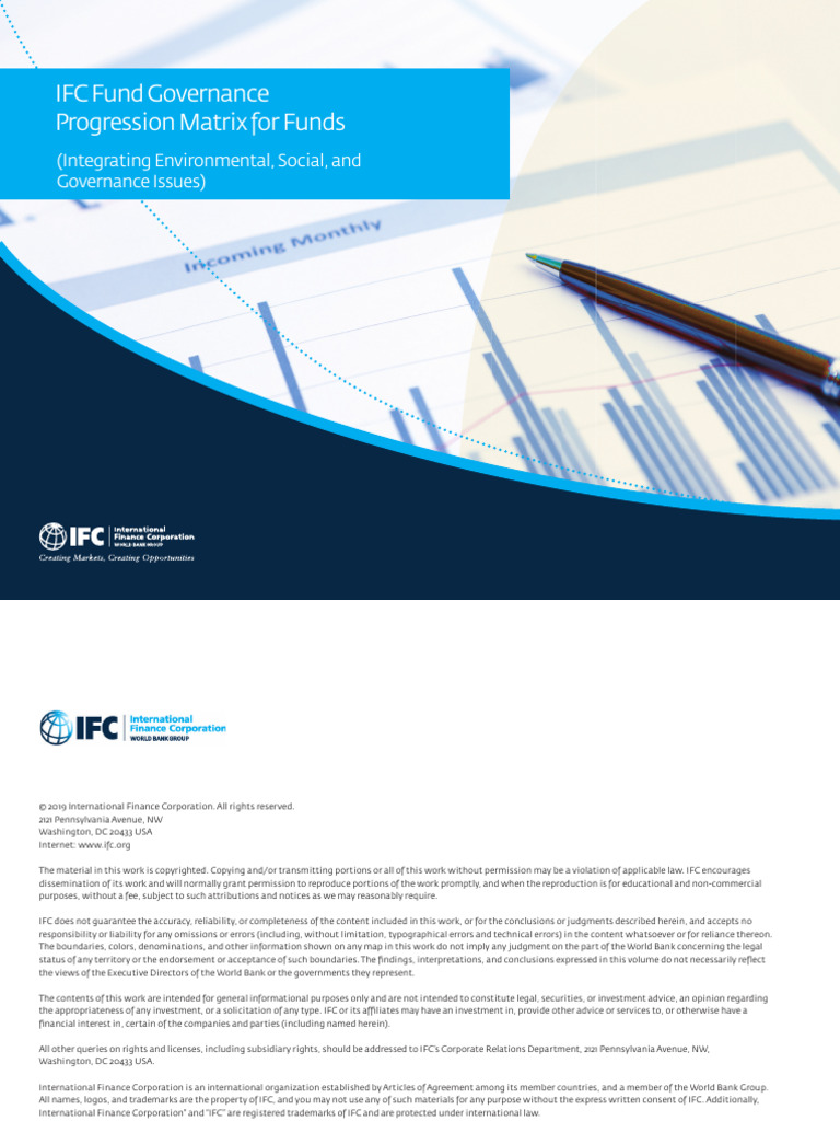 IFC Fund Governance Progression Matrix | PDF | Internal Audit ...