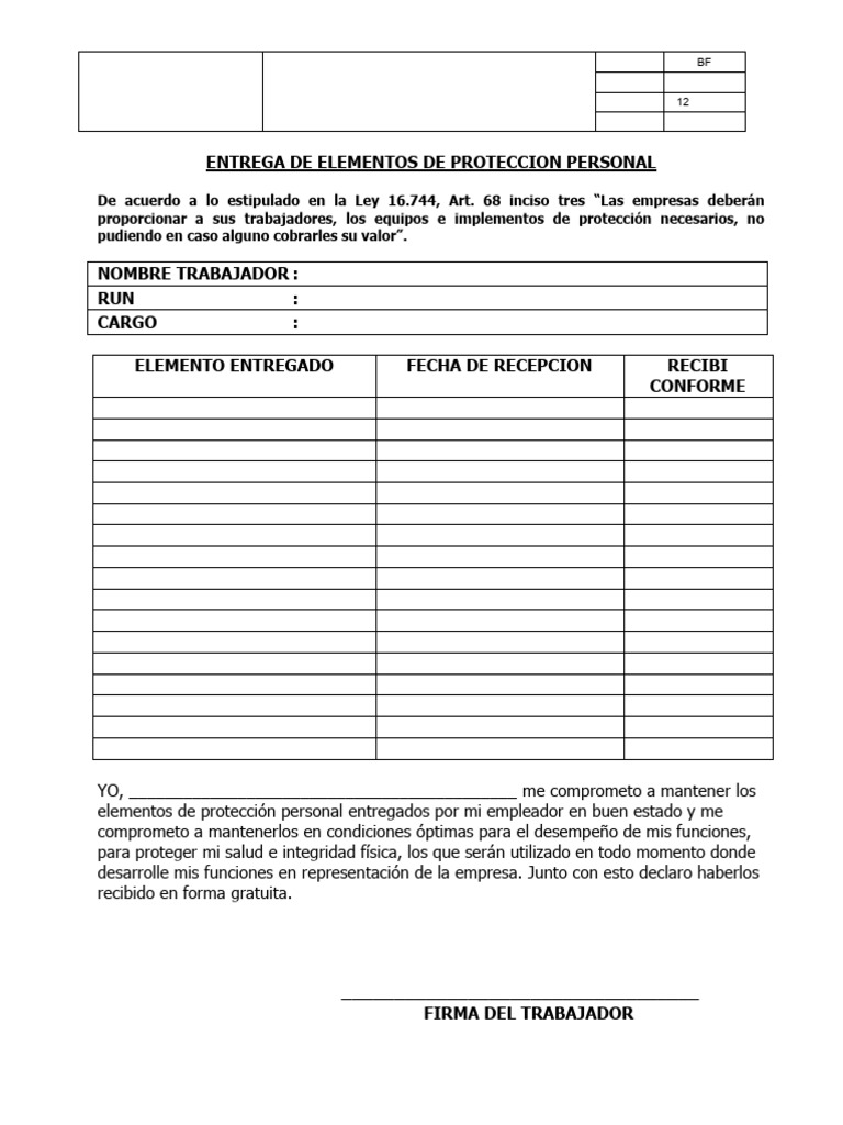 PR-BF-003 Epp | PDF