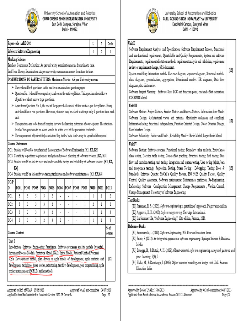 Syllabus Semester 4 | PDF | Computer Network | Statistical Classification