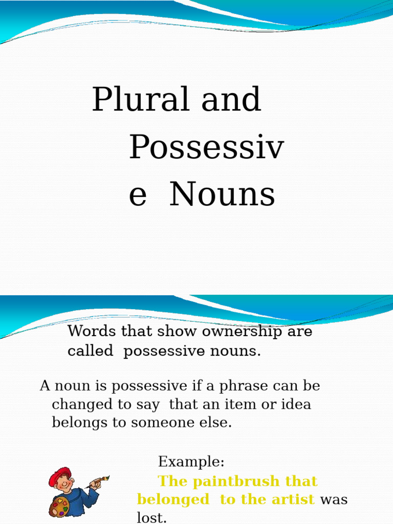 Plural and Possessive Nouns | PDF | Plural | Noun