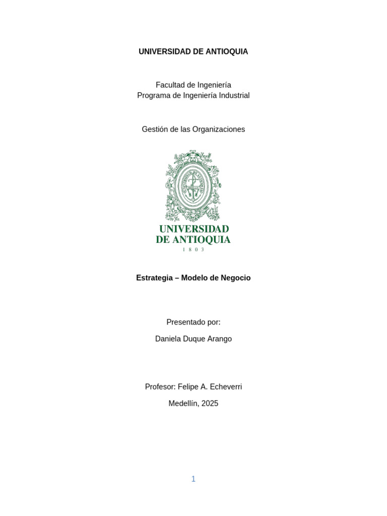 Entregable Estrategia Modelo Negocio Daniela Duque | PDF | Videojuegos ...