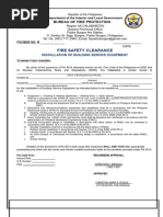 AFSS Installation Fire Safety Clearance | PDF | Fire Safety | Fire ...