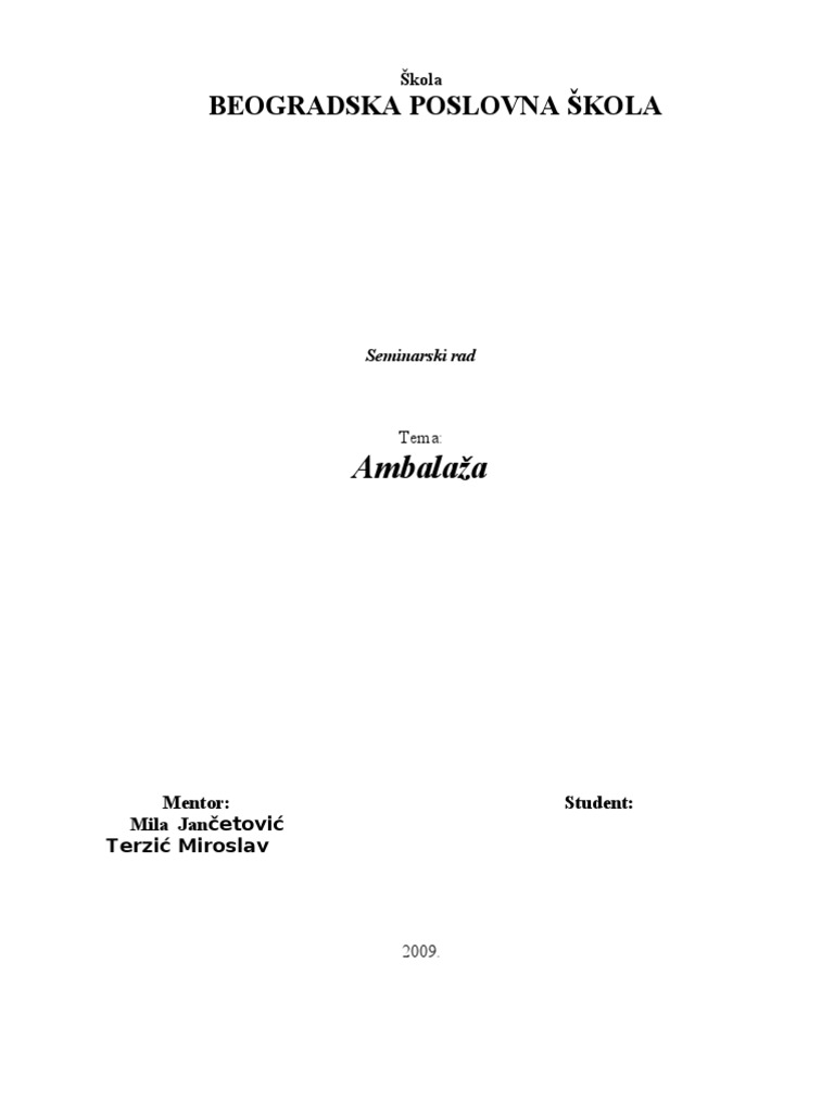 Ambalaza | PDF