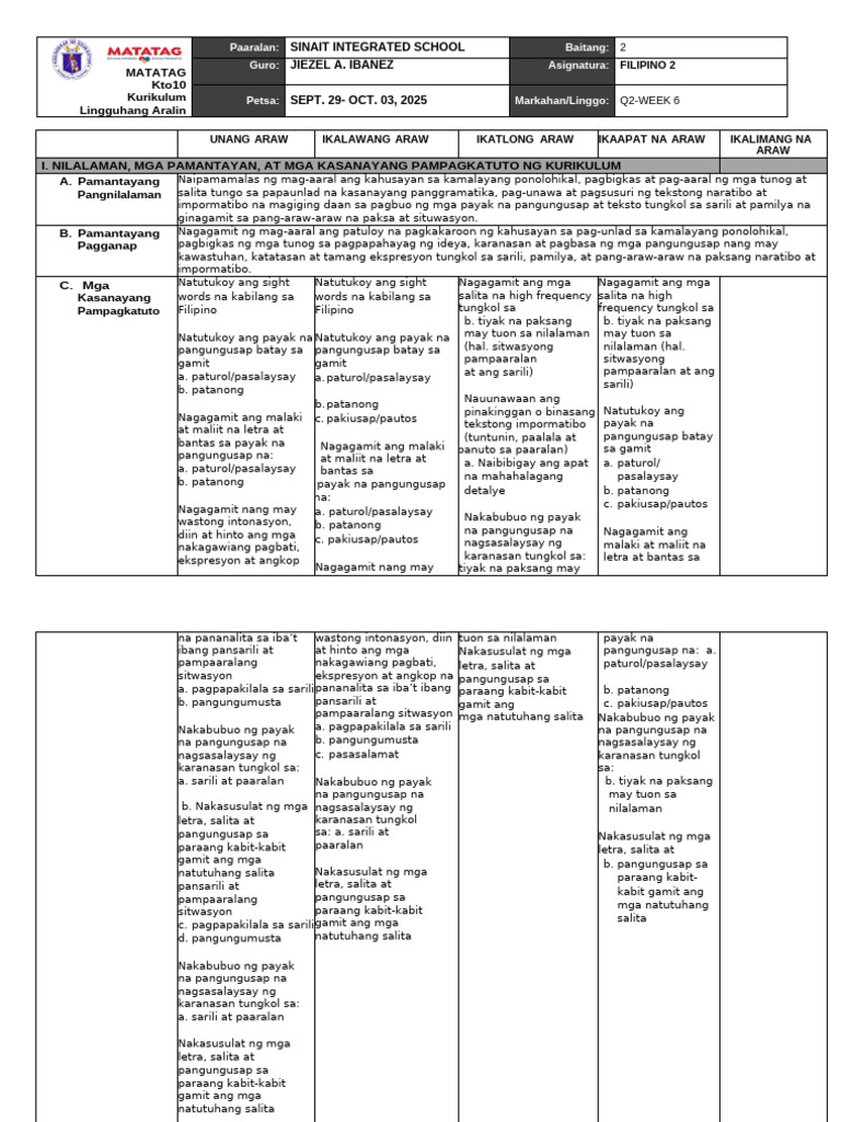 FILIPINO | PDF