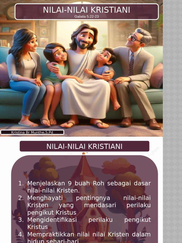 Bab 3 - Nilai-Nilai Kristiani | PDF