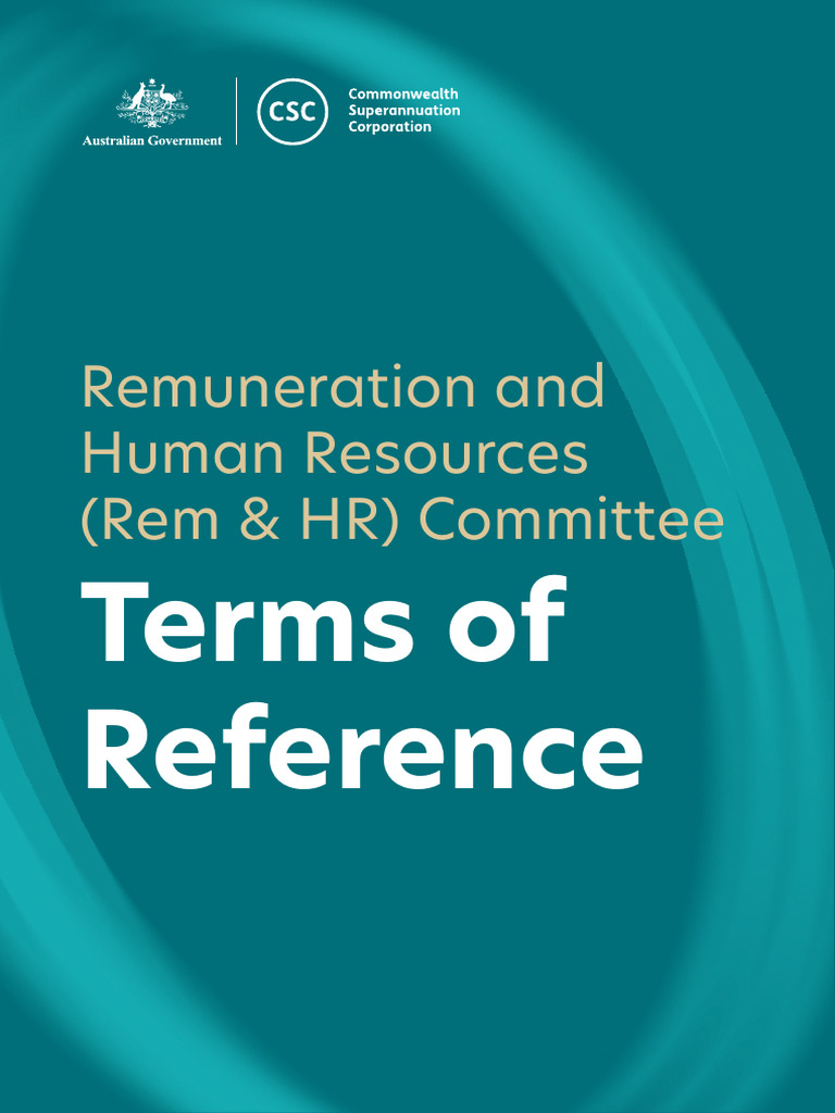 CSC Charter Remuneration and HR Committee Terms of Reference. | PDF ...