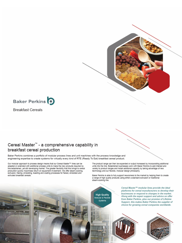 Extruded Breakfast Cereal Solutions | PDF | Cereals | Extrusion
