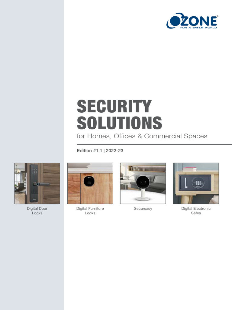 Smart Digital Locks & Safes Solutions | PDF | Access Control | Radio ...