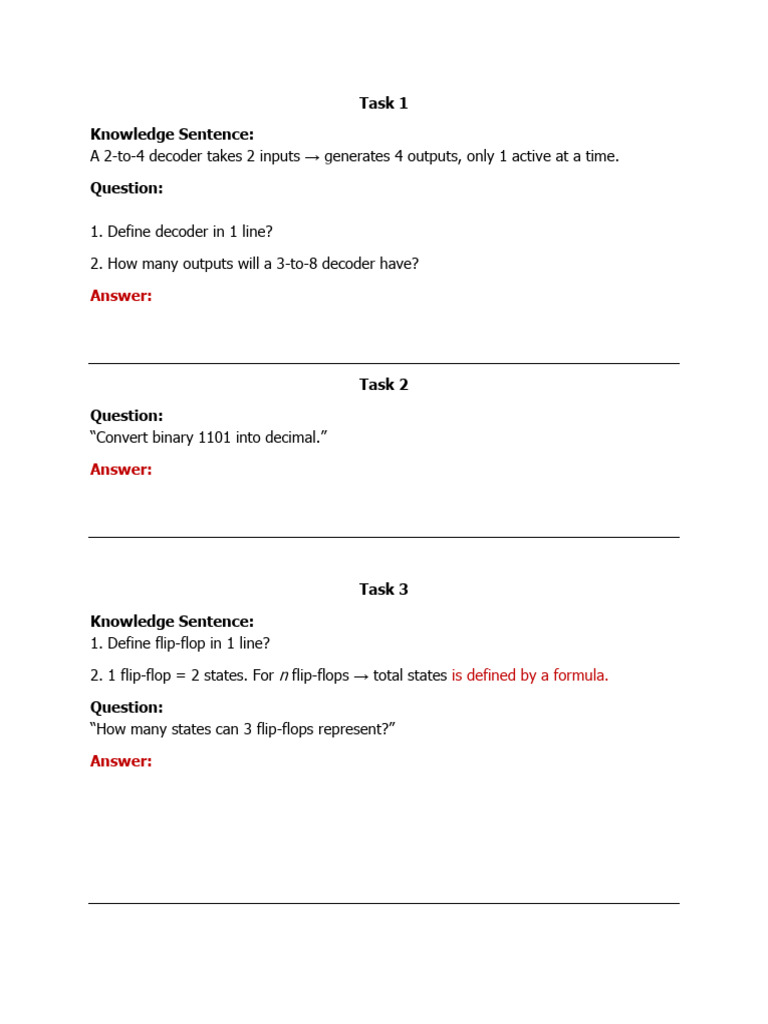 CO & AL Lecture 3 Pre Quiz | PDF