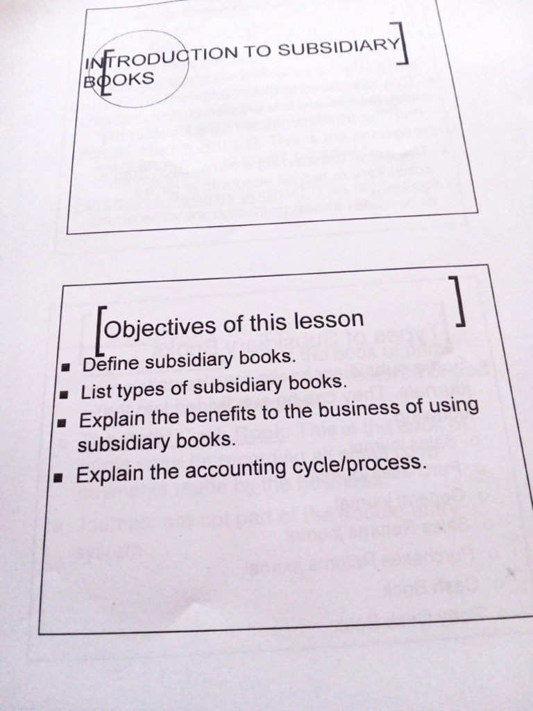 Subsidiary Books & Cash Book | PDF | Debits And Credits | Business ...