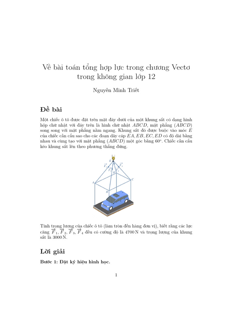 Bai Toan Tong Hop Luc | PDF