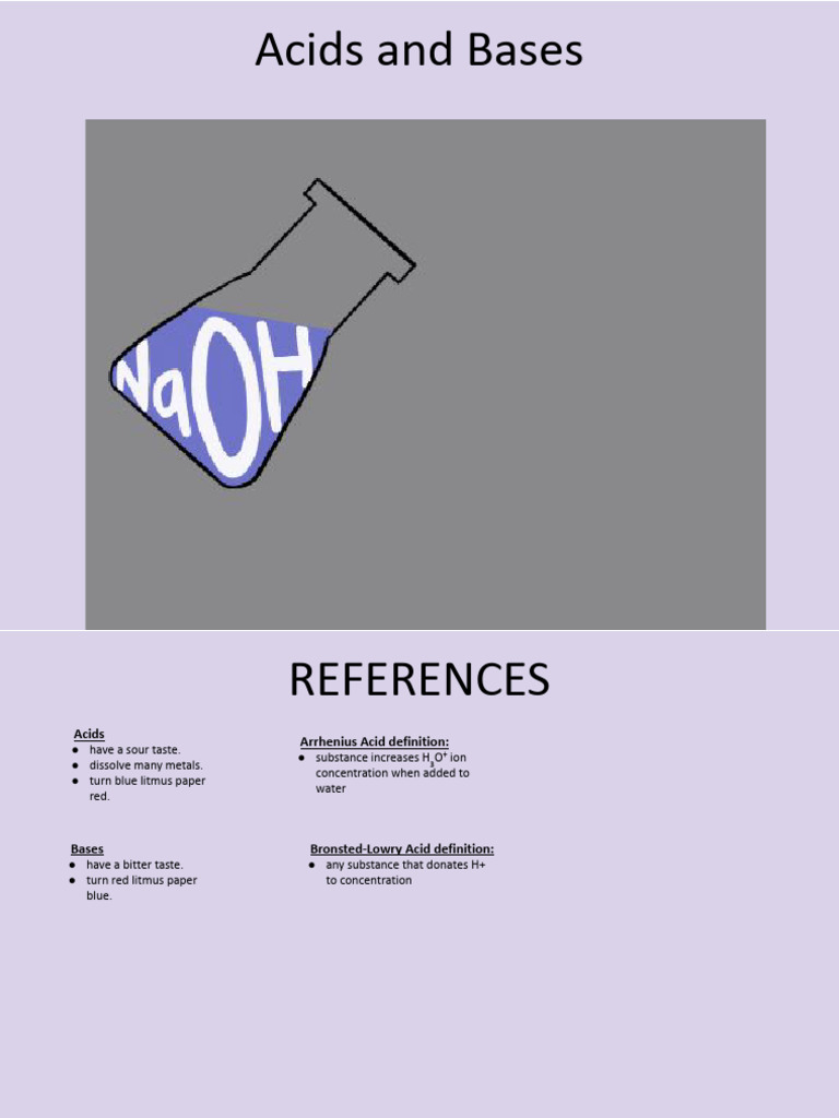 1 Intro To Acids & Bases Notes 24-25 - STUDENT | PDF | Acid | Chemical ...