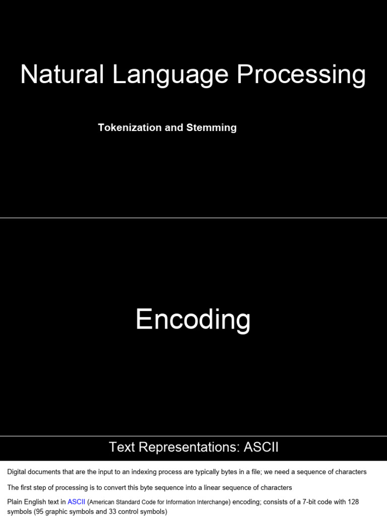 Natural Language Processing Tokenization Techniques | PDF | Character ...