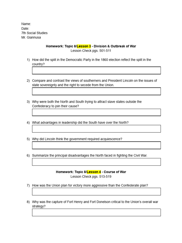 Lessons 3-4 | PDF
