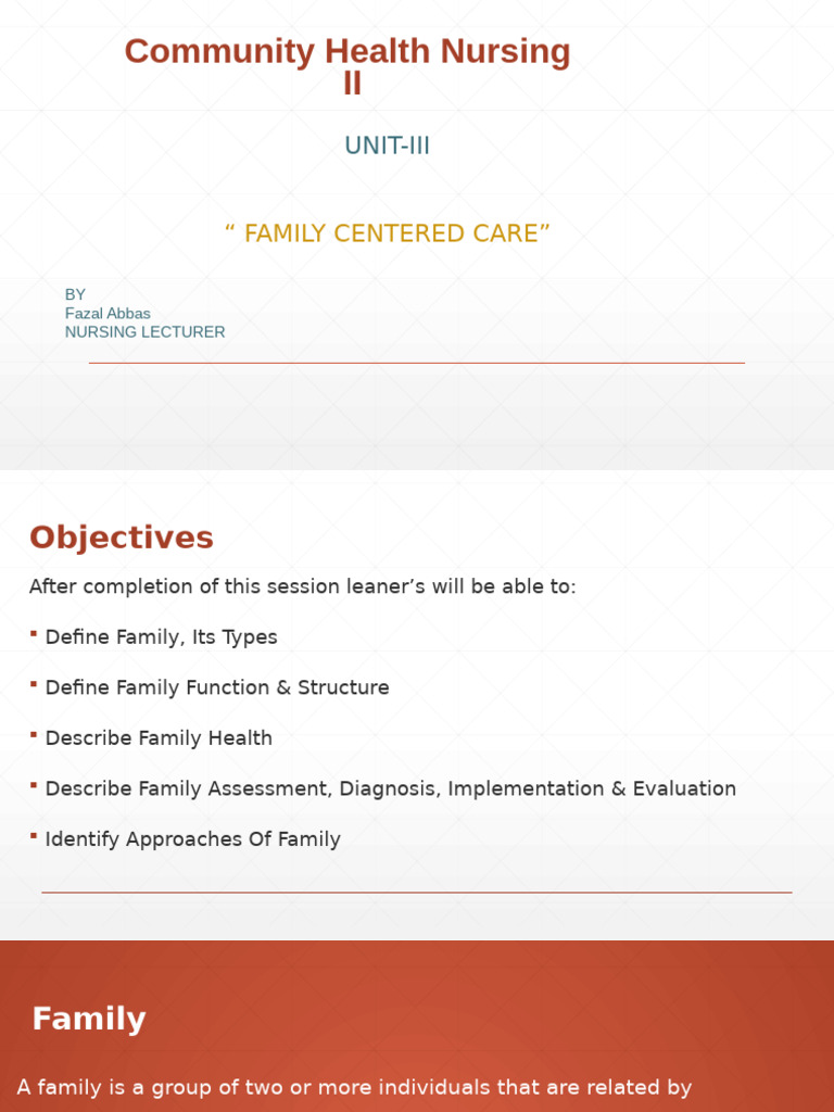 Unit III | PDF | Family | Stepfamily