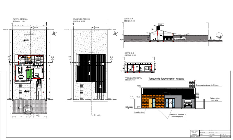 Plantas Autocad - Acosta | PDF