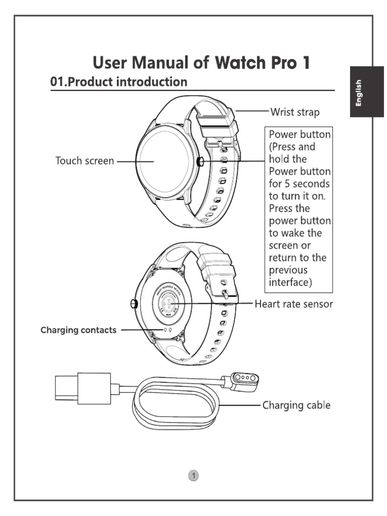 Watch Pro1 User Manual en | PDF