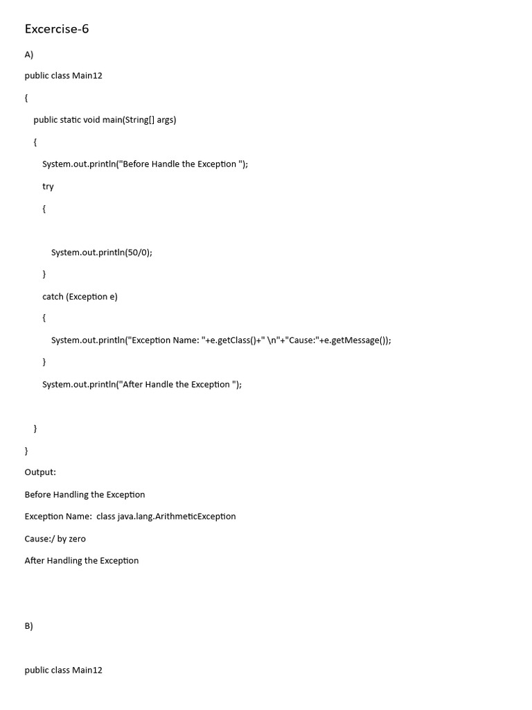 Excercise 6.docx 20250710 191218 0000 | PDF | Computer Programming ...