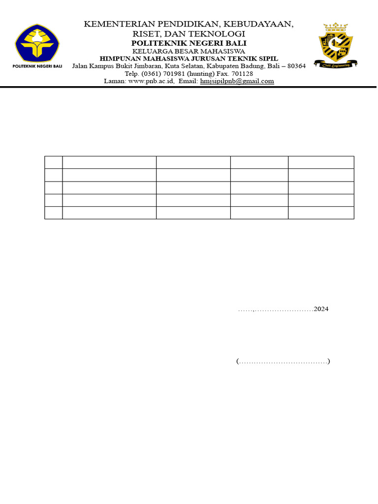 Formulir Pendaftaran Lomba Sketchup 2024 | PDF