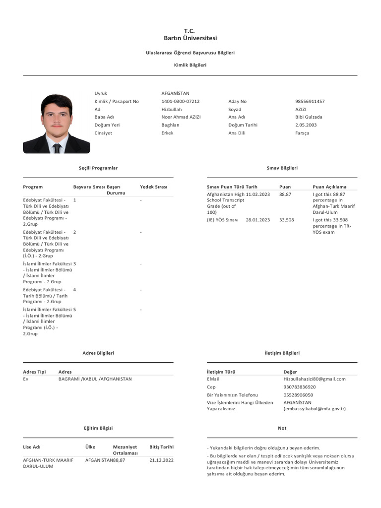 Application Result | PDF