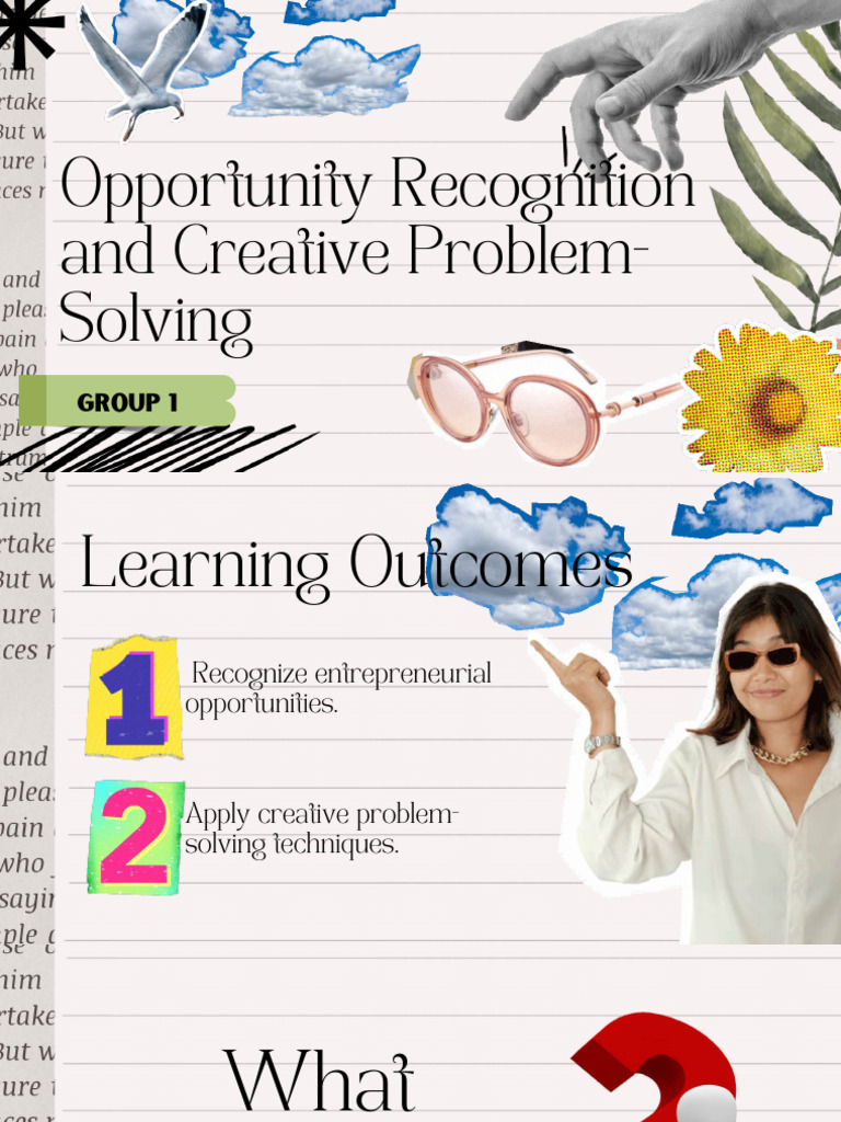 Recognizing Opportunities in Entrepreneurship | PDF | Entrepreneurship ...