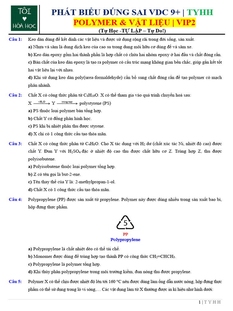 Phat Bieu Dung Sai Polymer Vat Lieu Vip2 28a25f82 4b0f 468a 9494 093b013b9dd1 | PDF