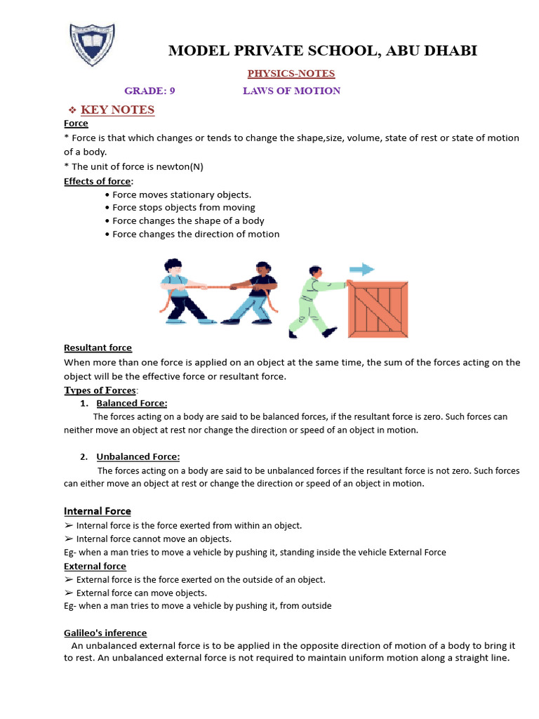 Understanding Force and Motion | PDF | Force | Momentum