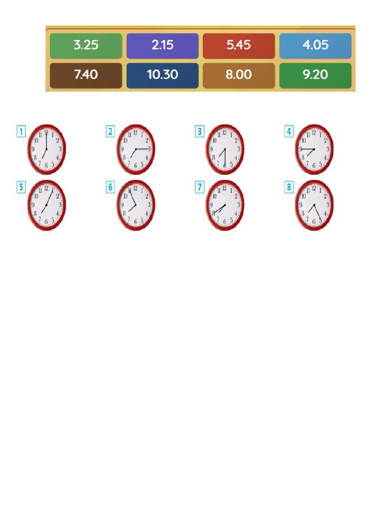 Telling Time | PDF