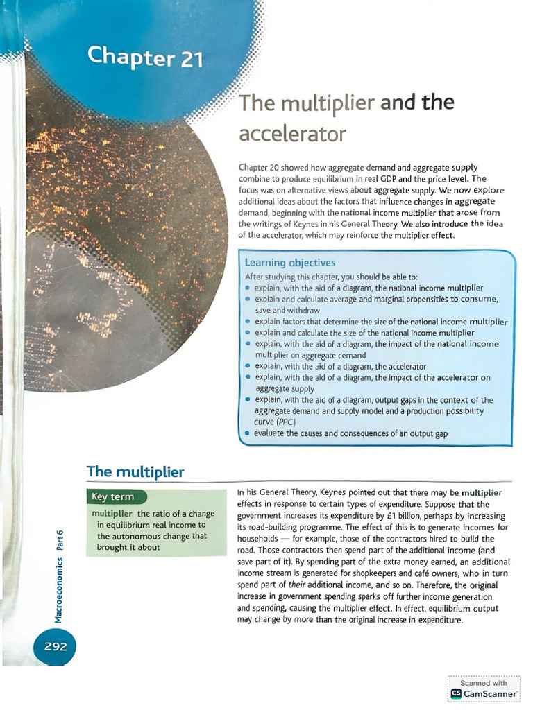 Multiplier and Accelerator | PDF