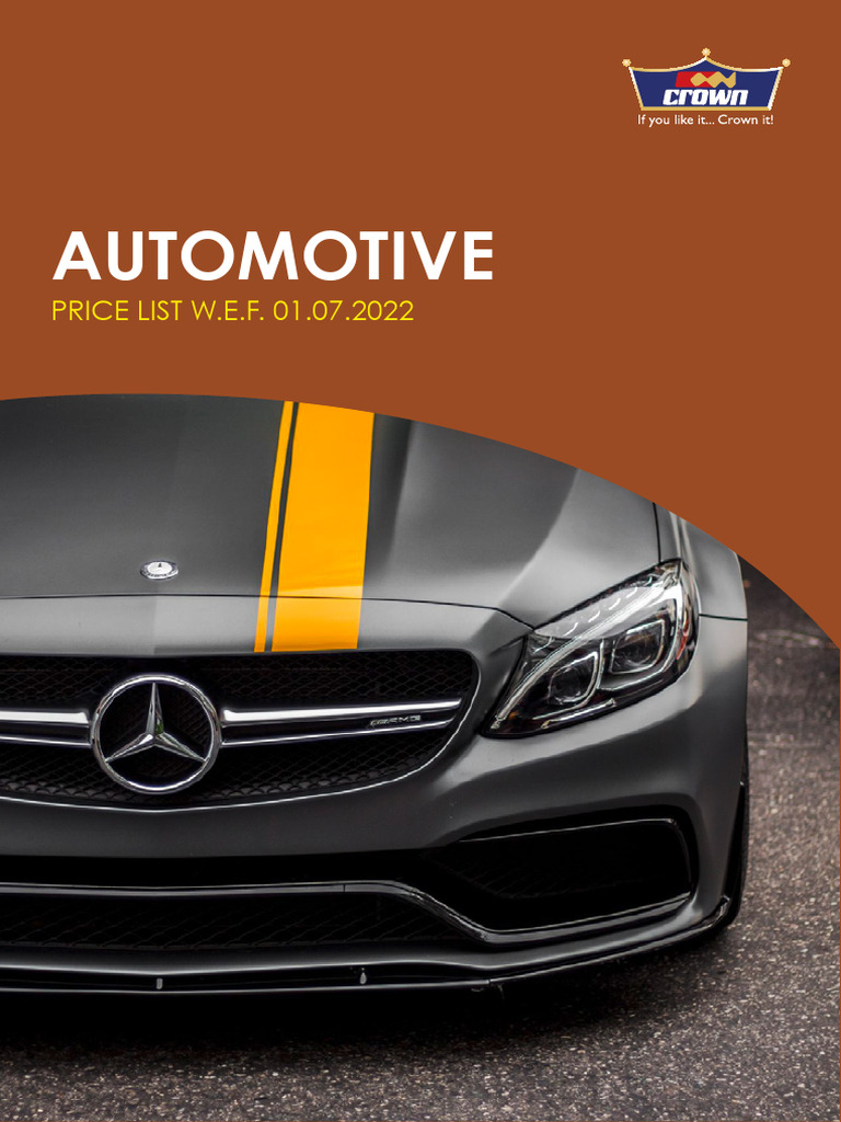 Automotive Paint Price List 2022 | PDF | Nairobi