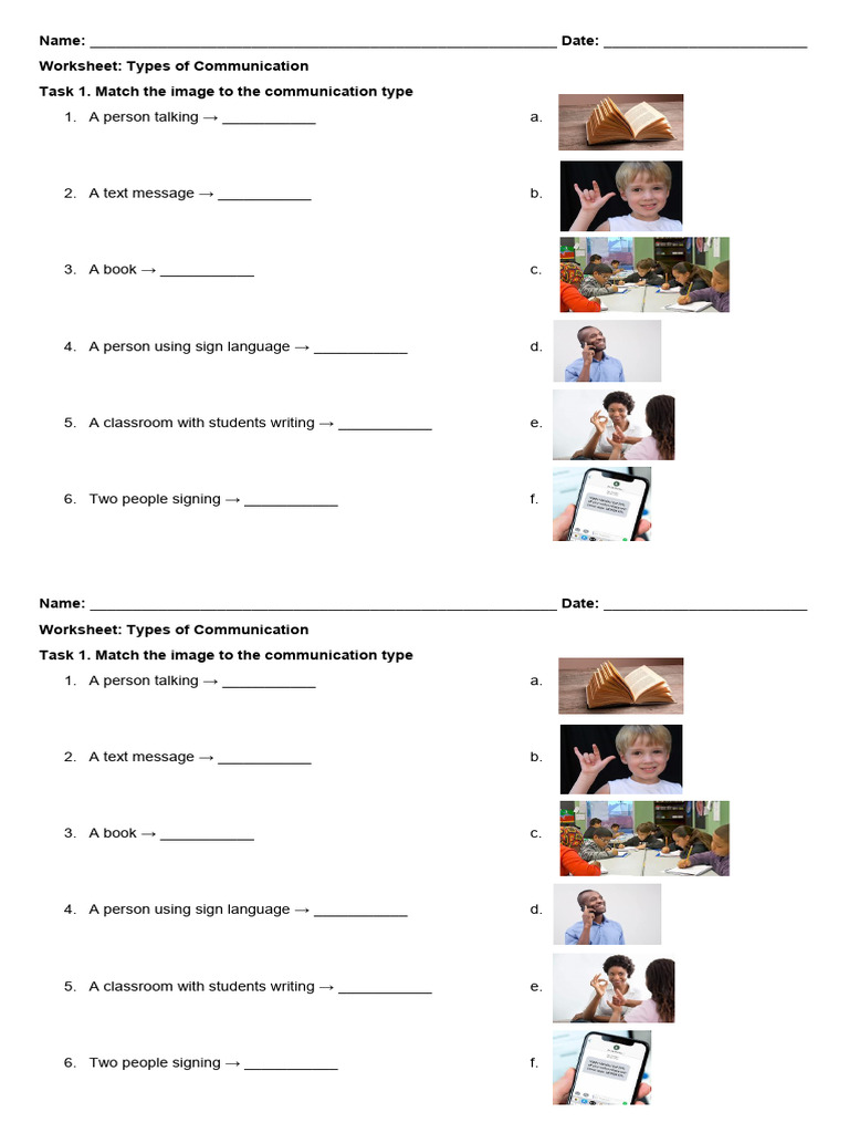 Worksheet Language Types | PDF