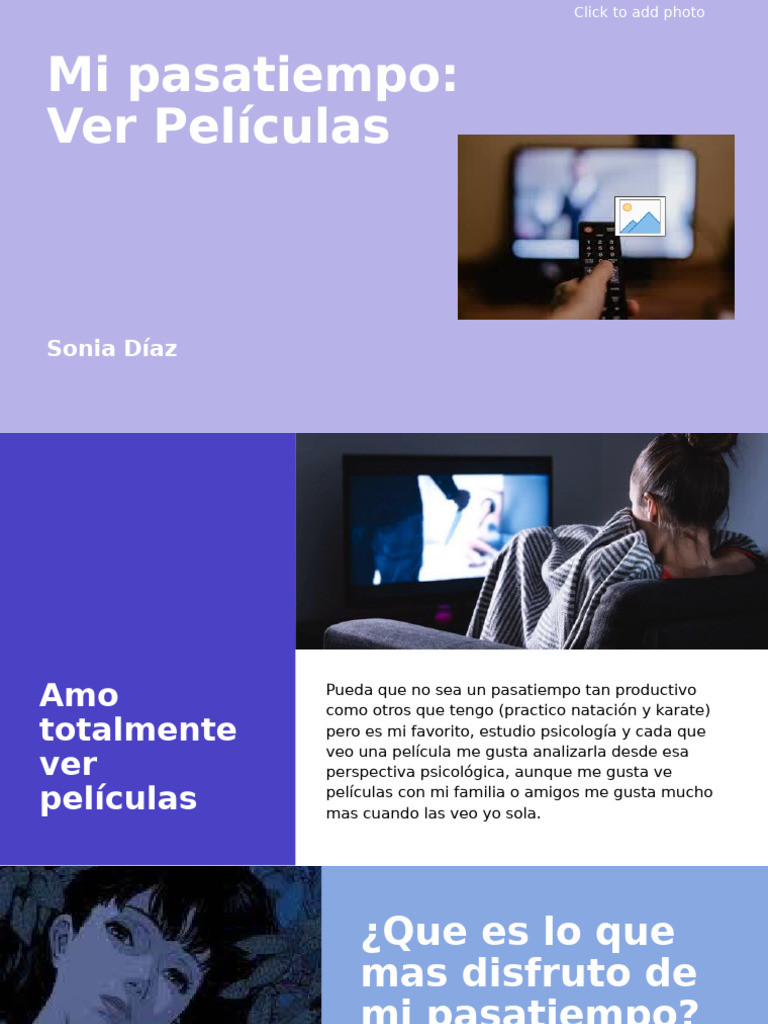 Mi Pasatiempo: Ver Películas: Sonia Díaz | PDF