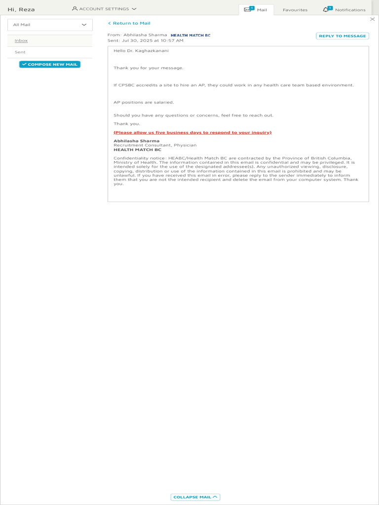Dashboard Health Match BC Administration | PDF | Internet