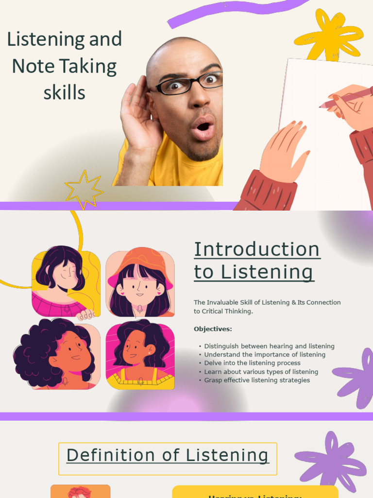 Mastering Listening and Note-Taking Skills | PDF | Memory | Cognition