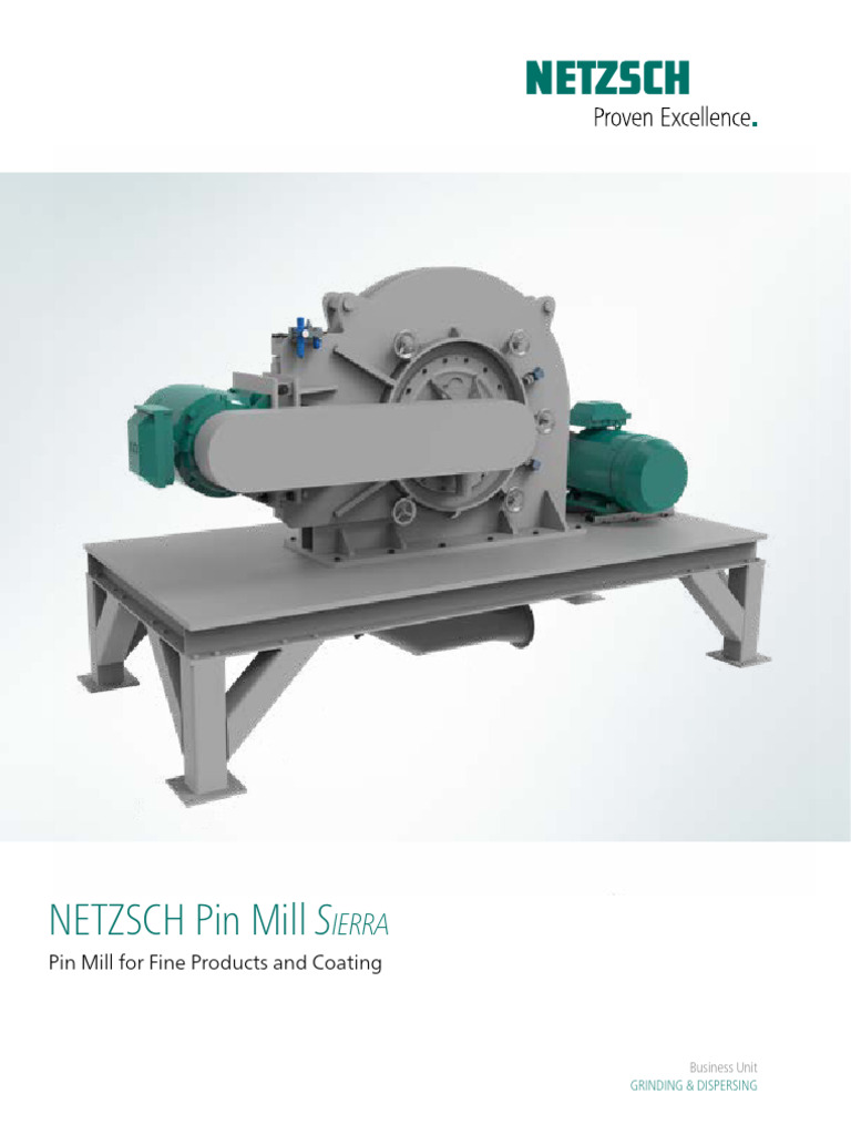 NETZSCH Sierra Pin Mill Overview | PDF | Grinding (Abrasive Cutting ...