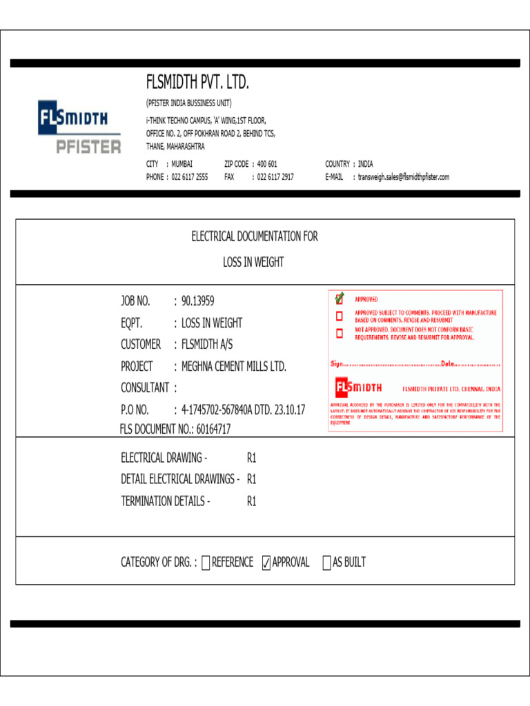 Electrical Documentation for LIW System | PDF | Electromagnetism ...