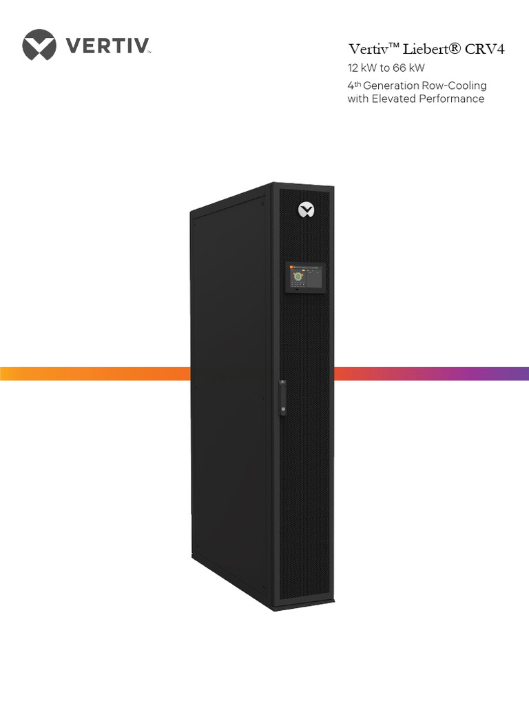 Vertiv Liebert CRV4 Row Cooling Solutions | PDF | Air Conditioning ...
