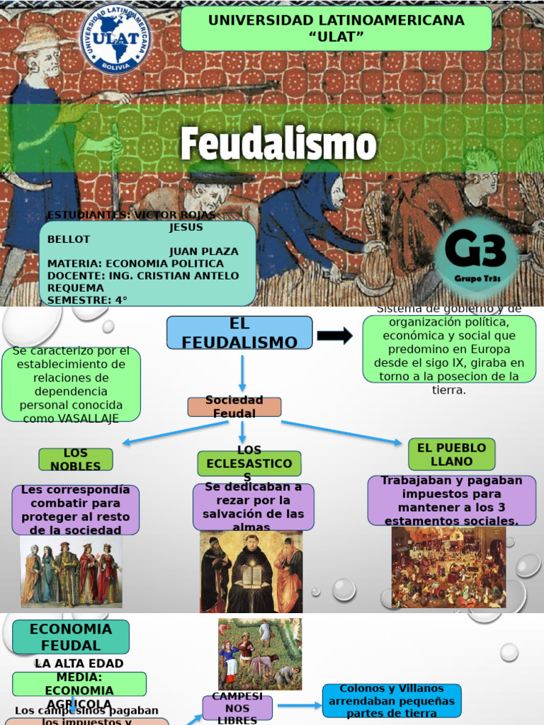 Feudalismo: Estructura y Economía | PDF | Feudalismo | Servidumbre