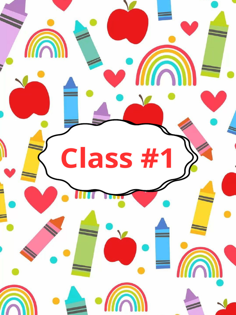 Class 1 Material Pdf