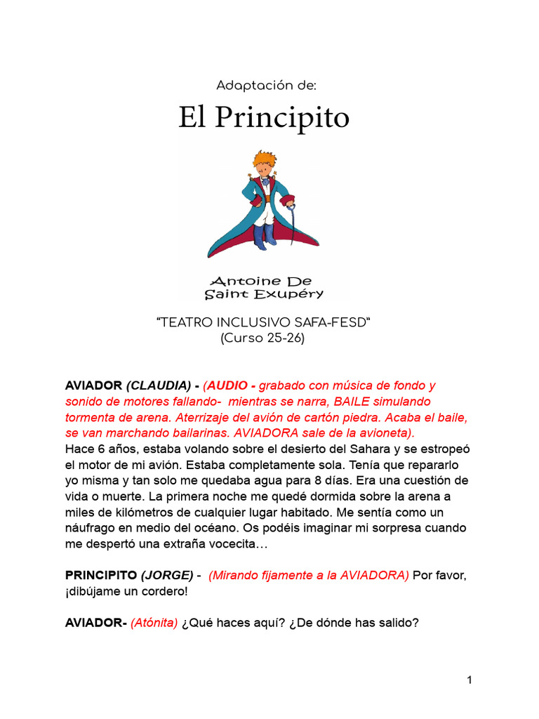El Principito y su cordero soñador | PDF | El Principito | Volcán
