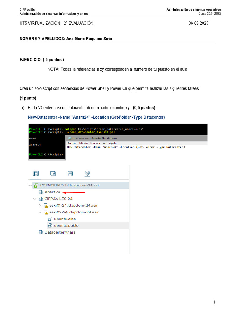 Examen 2 Eva UT5 2025-03-06 Ana Maria Requena Soto | PDF | Ingeniería Informática | Arquitectura ...