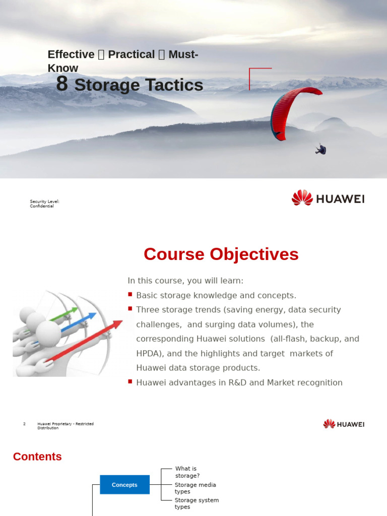 8 Essential Storage Tactics by Huawei | PDF | Backup | Solid State Drive