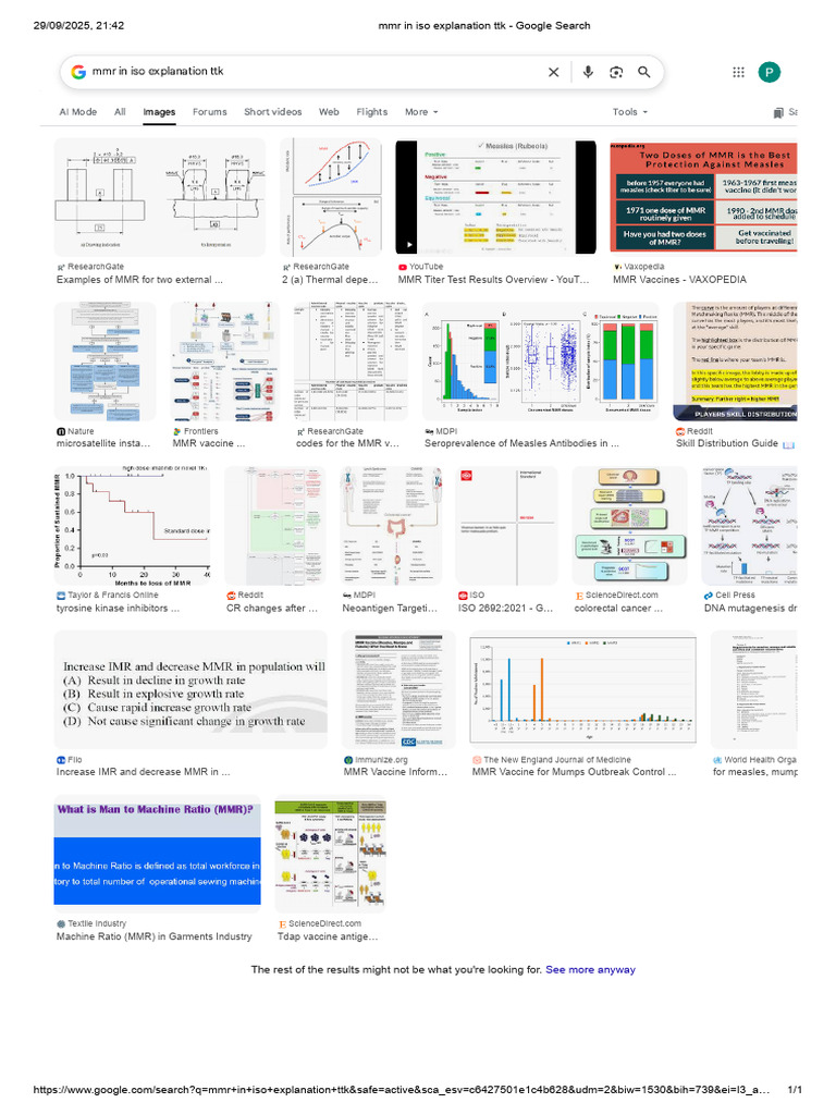 Mmr in Iso Explanation Ttk | PDF