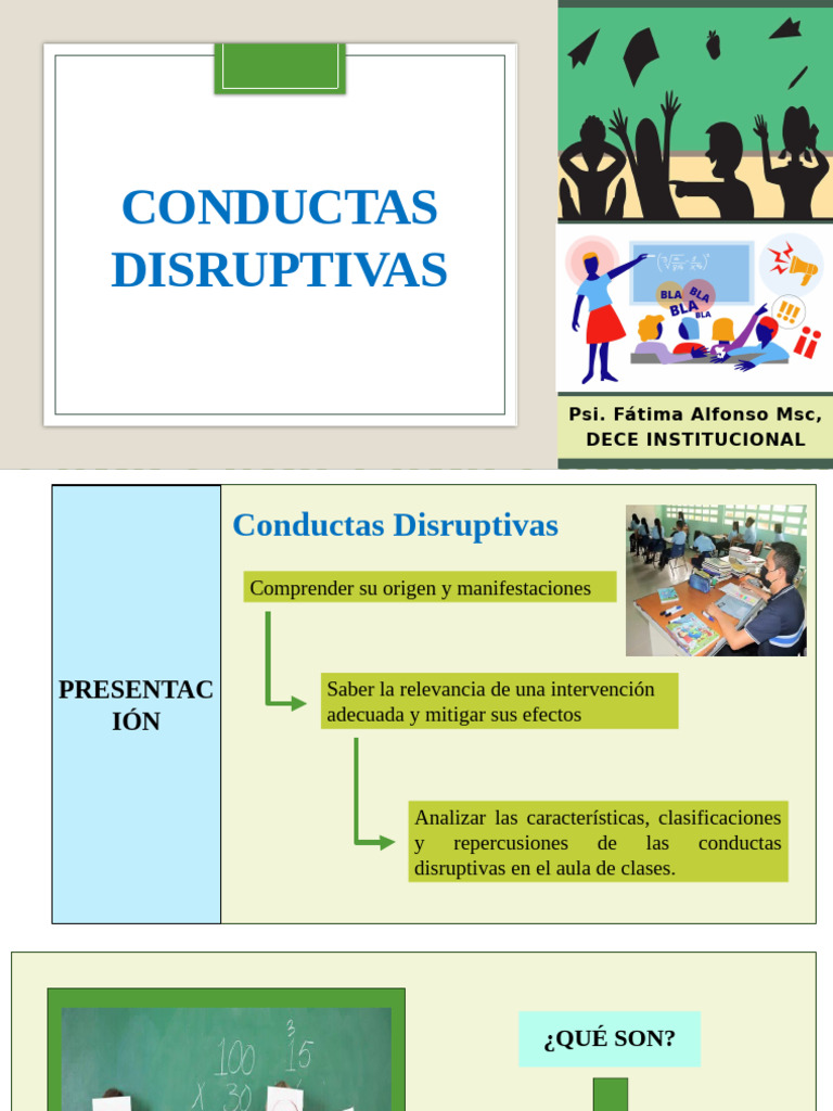 Conductas Disruptivas Pdf