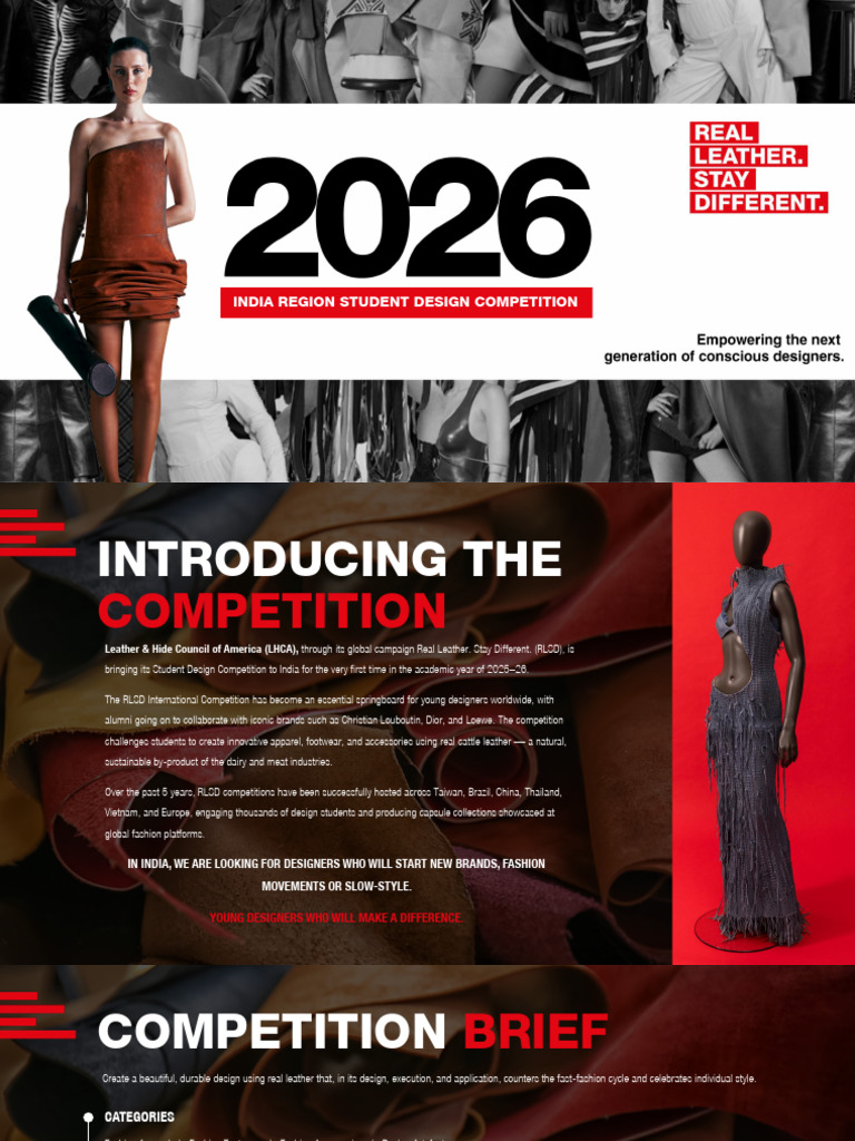 India RLSD Student Design Competition | PDF | Leather | Fashion