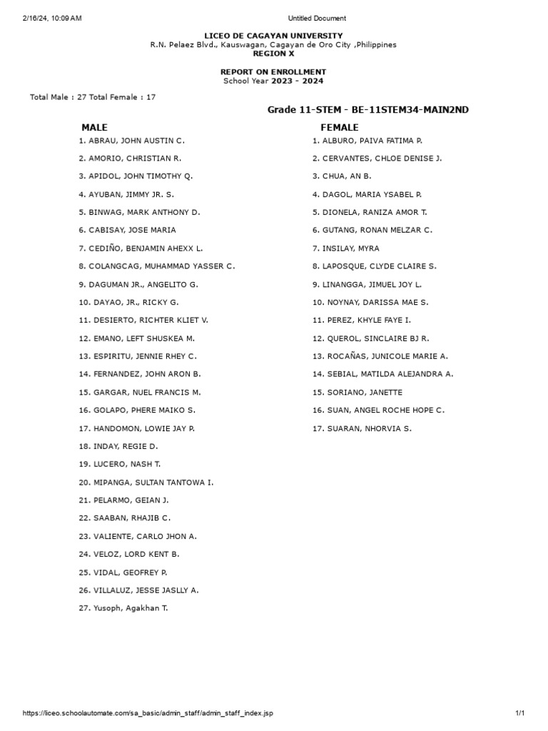 G11 Stem 34 2ND Sem | PDF | Chess Theory | Chess Openings