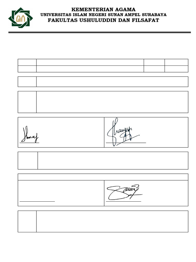 Formulir Judul Proposal Skripsi Pengajuan | PDF