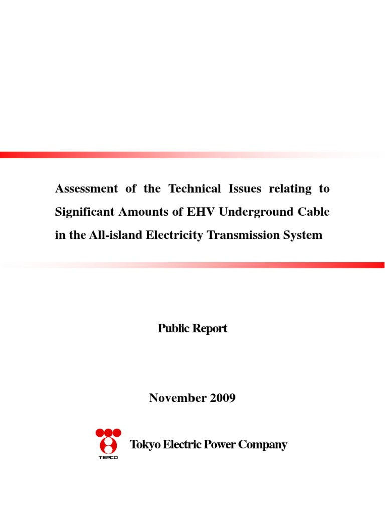 Tepco Report North South | PDF | Electrical Substation | Transformer