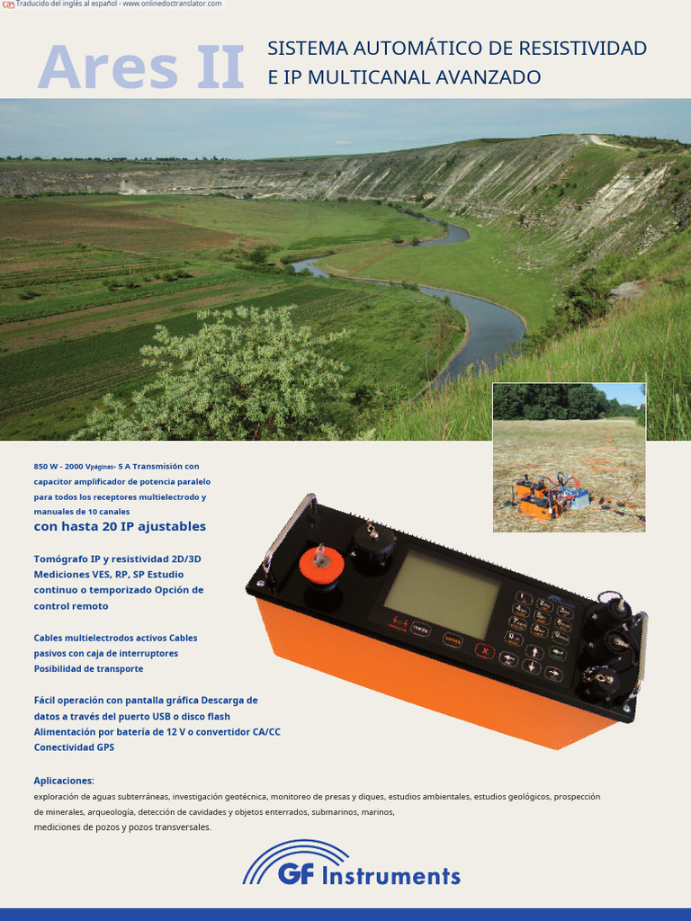 Dynatel 965: Sistema ARES II Usado | PDF | Fuente de alimentación | USB