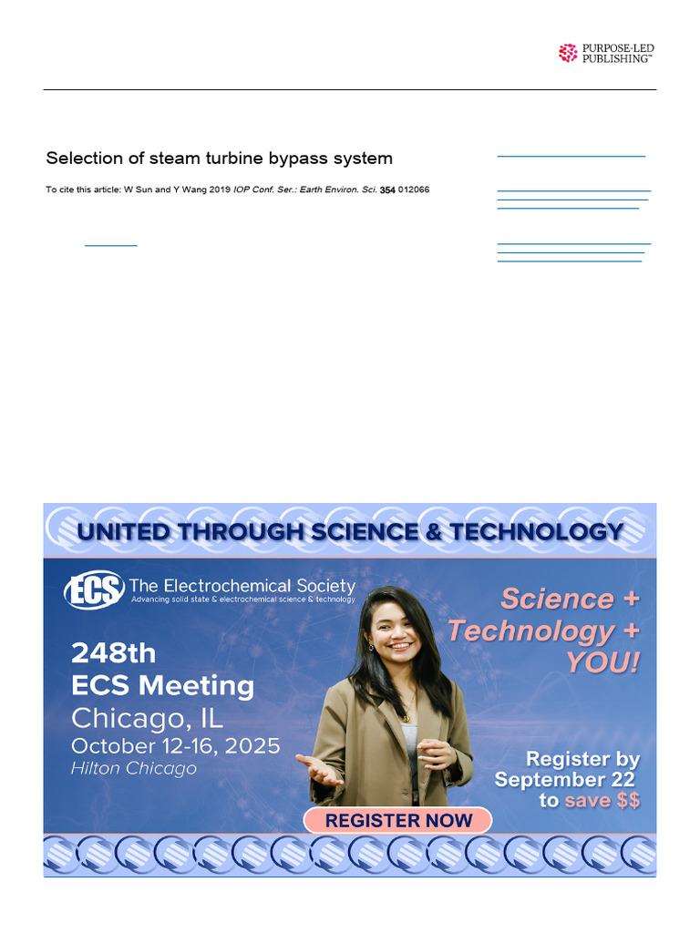 Sun 2019 IOP Conf. Ser. - Earth Environ. Sci. 354 012066 | PDF | Steam ...
